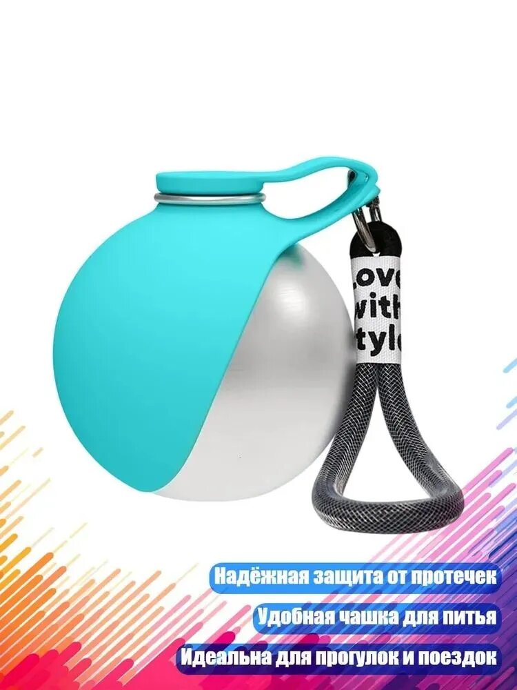Открытый портативный питьевой фонтанчик, складная чашка для кормления кошек и собак
