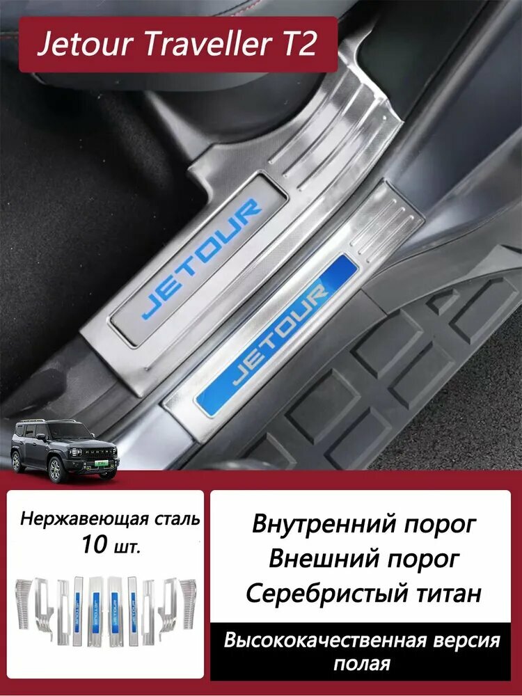 Jetour Накладка на автомобиль на пороги, 10 шт.