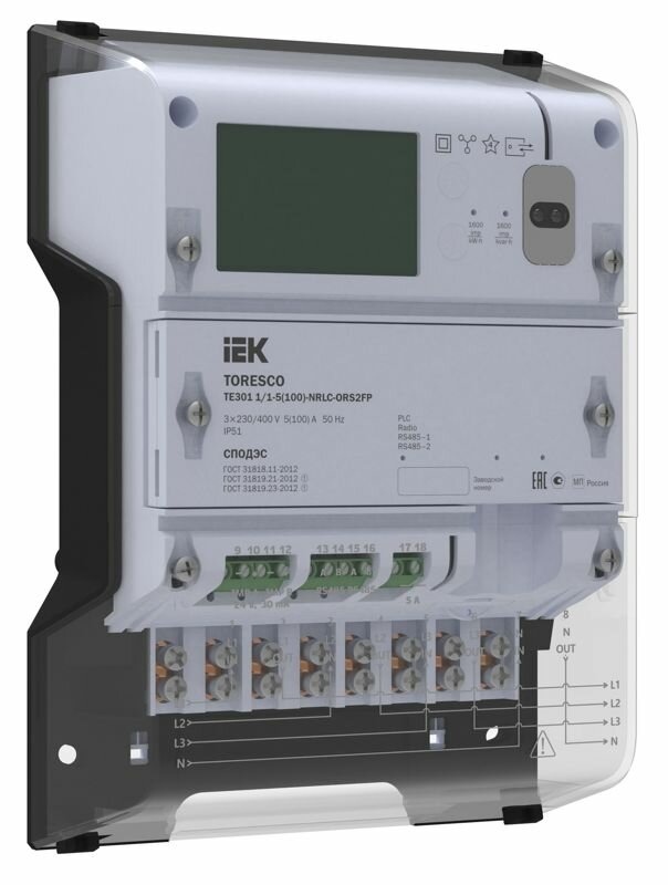 Счетчик TE301 1/1-5(100)-NRLC-ORS2FPG TORESCO IEK TR-TE301-100-1-RS2FPG