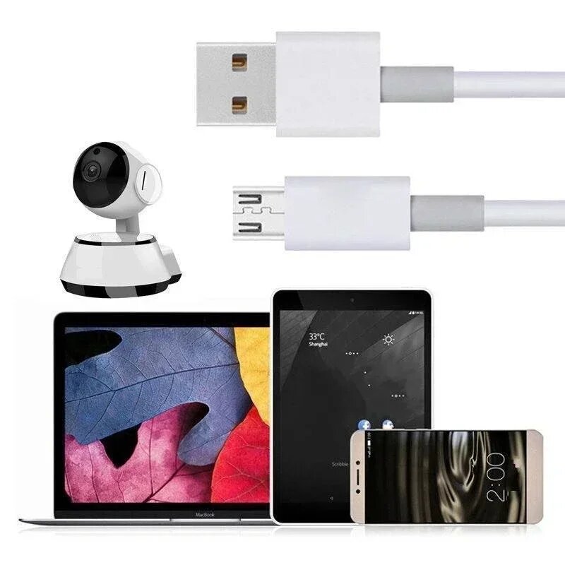 Micro USB кабель BAPPSUS 3 метра белый — фото 1