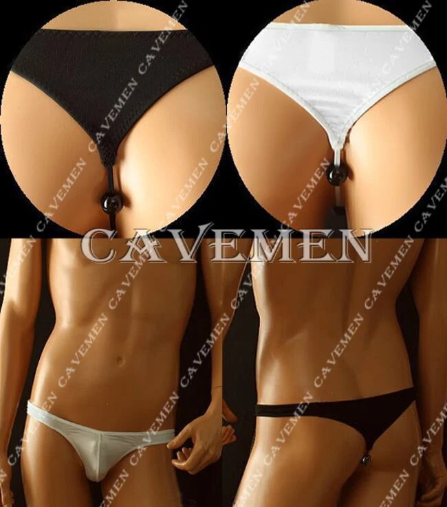 Массажные брюки CAVEMEN, красный, S