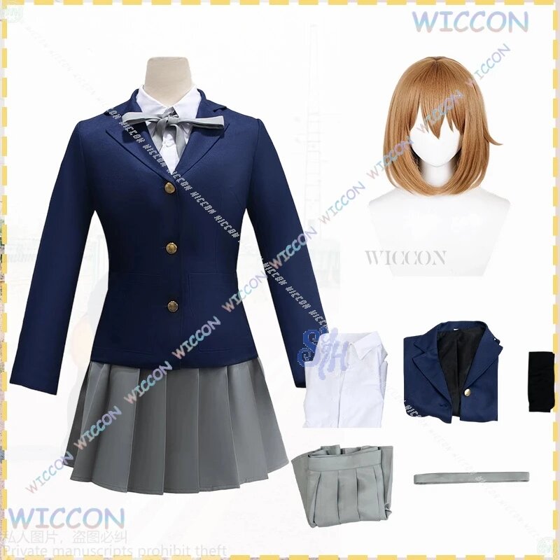 Костюм школьницы, аниме K-ON, цвет suitwig