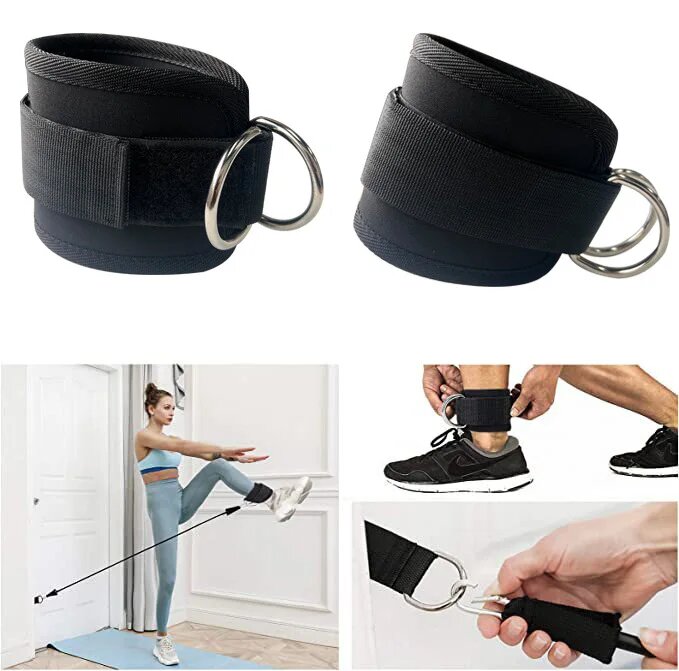 Эспандер для ног Ankle Strap, черный