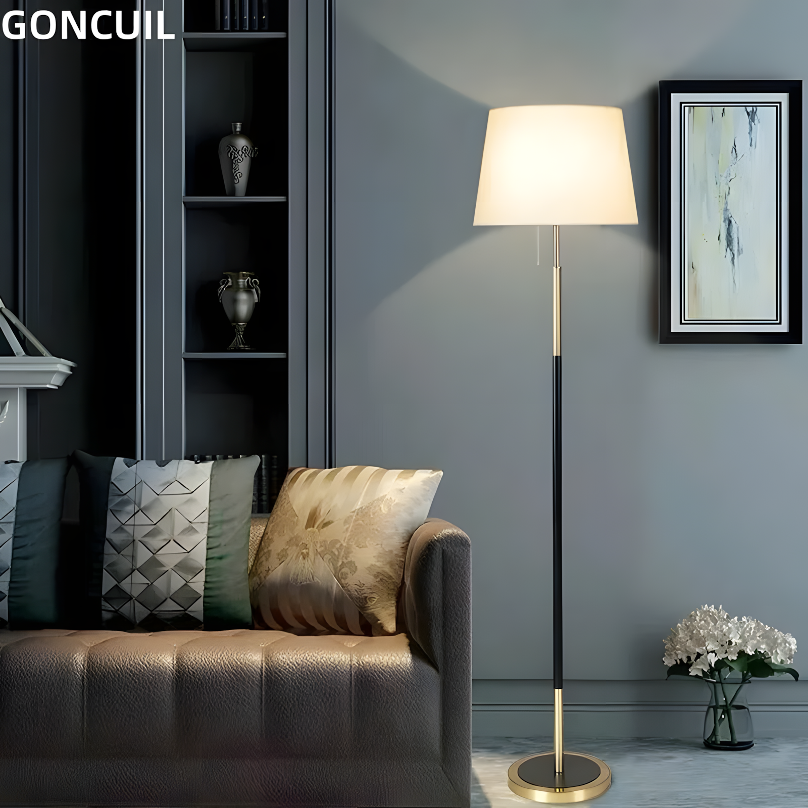 GONCUIL Напольный светильник, E27, 40 Вт