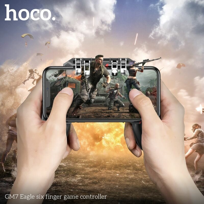 Геймпад Hoco GM7 Eagle six finger game controller черный
