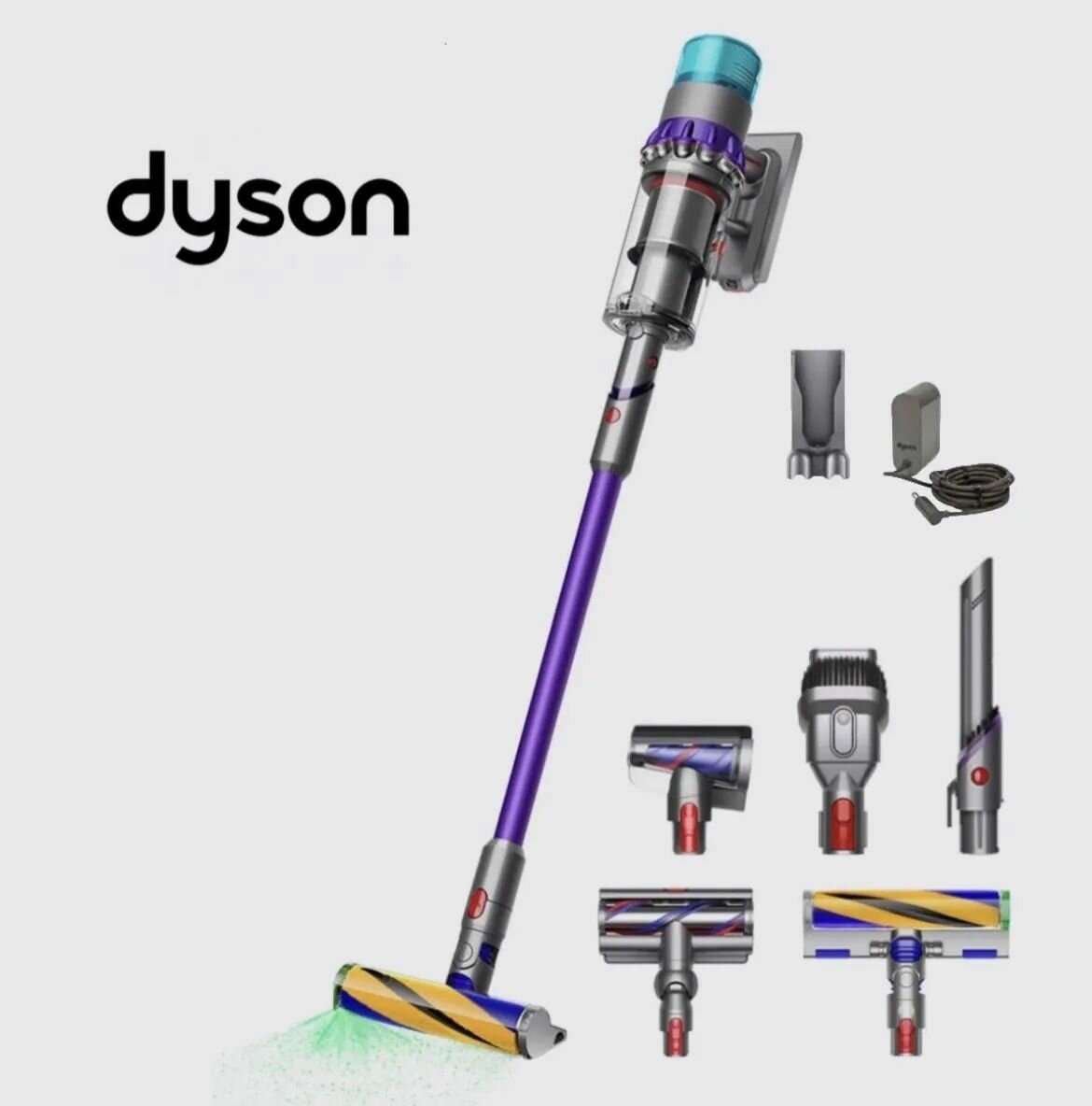 Вертикальный беспроводной пылесос Dyson Gen5 Detect Absolute Purple/Nickel (SV23)