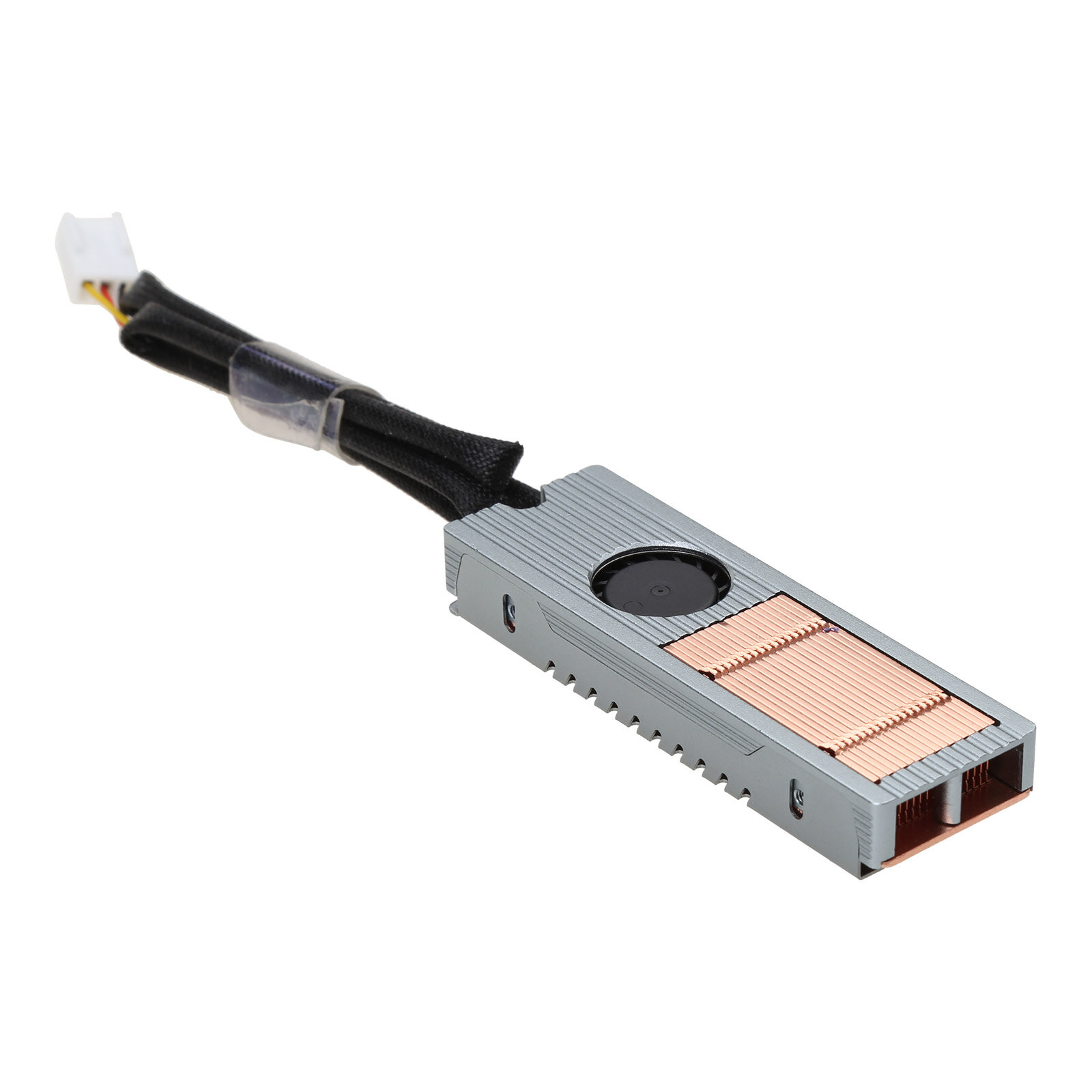 Радиатор с вентилятором для PCIE NVME M.2 SSD 2280 с