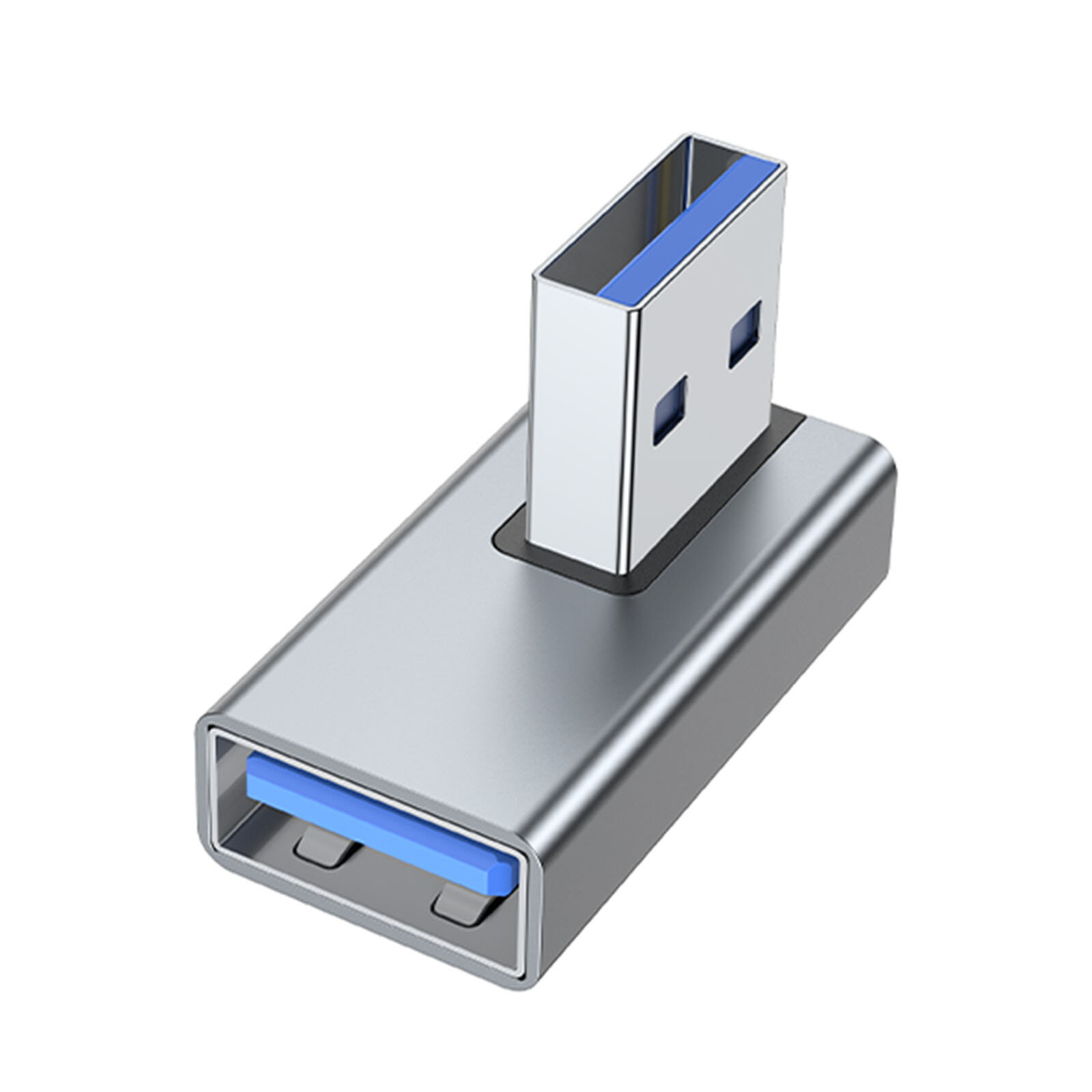 USB 3.0 переходник с углом 90 градусов, мужской на женский,
