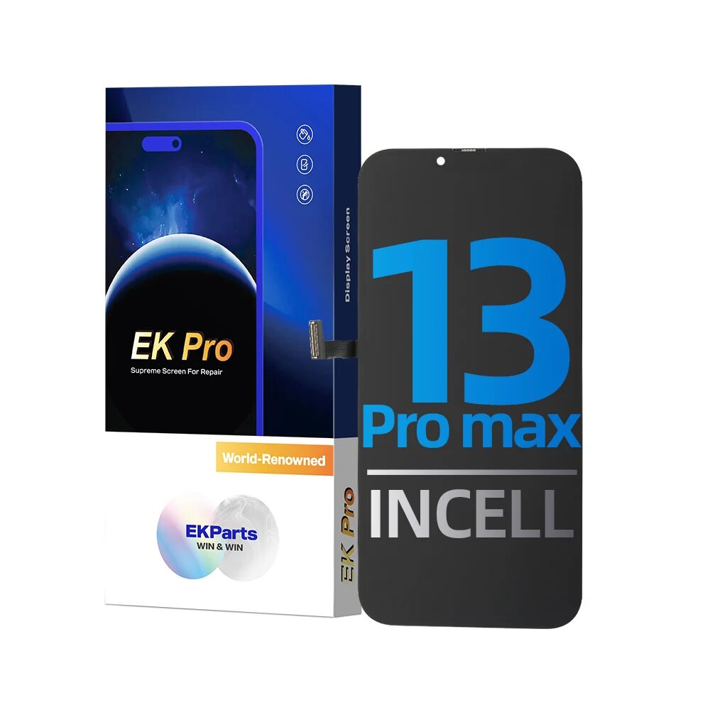 2 шт. EK Pro Incell для iPhone X XS Max 11 12 Pro Max 13 14 15, сборка ЖК-дисплея с For 13 PRO MAX