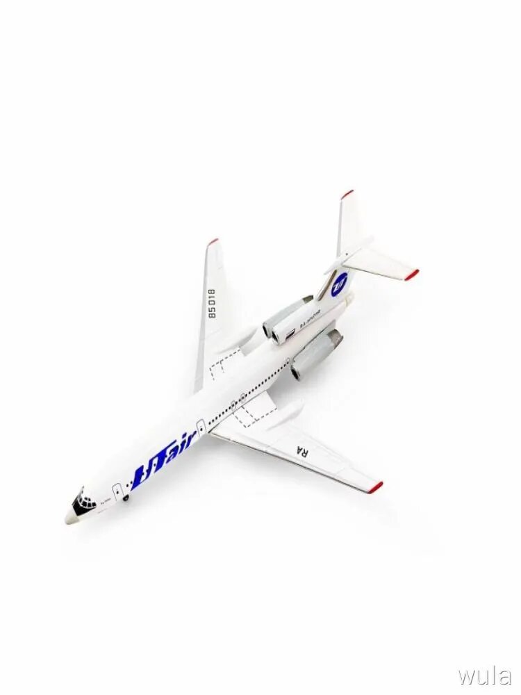 Масштабная модель самолёта UTair Ту-154М коллекционная фигурка