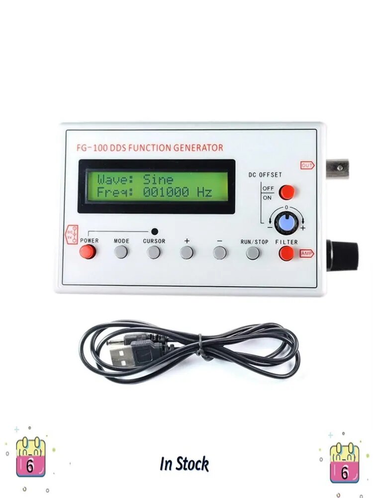 FG-100 Функция DDS Генератор Сигналов Модуль Счетчика Частоты Синус