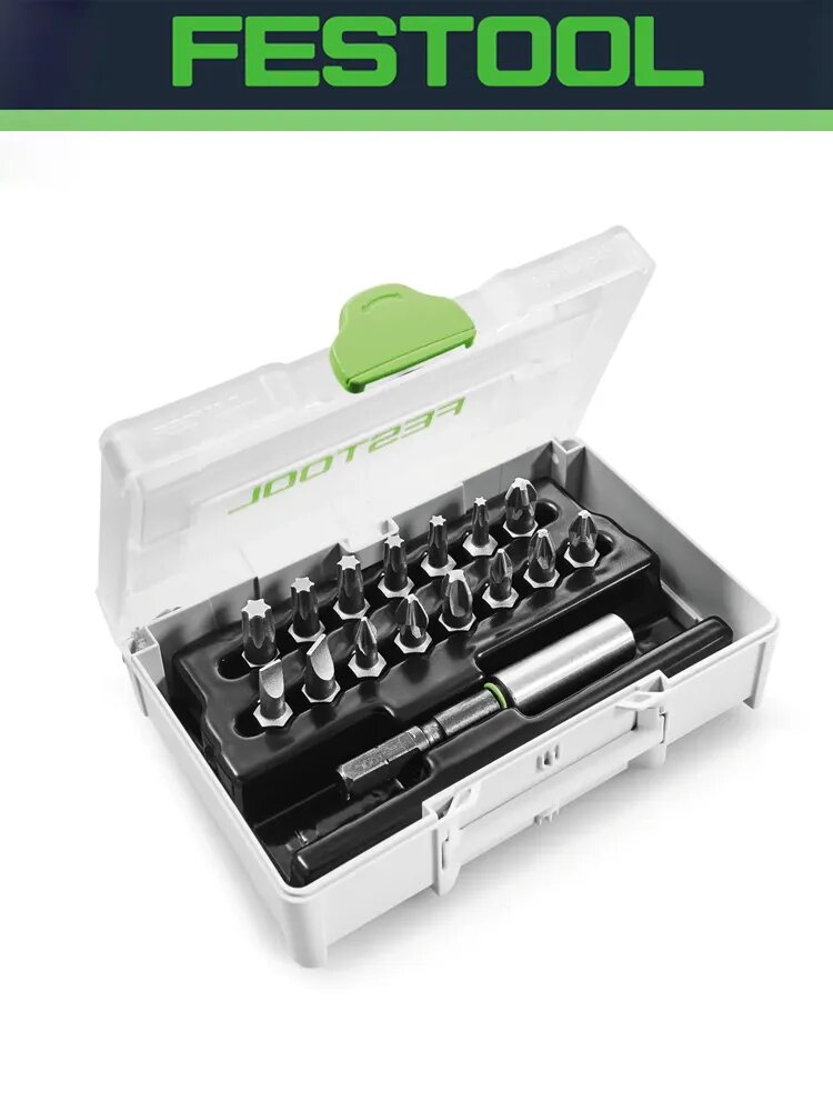 FESTOOL 205825 Набор бит SYS3 XXS CE-MX BH 60, магнитный держатель бит, аксессуары для мультиинструмента