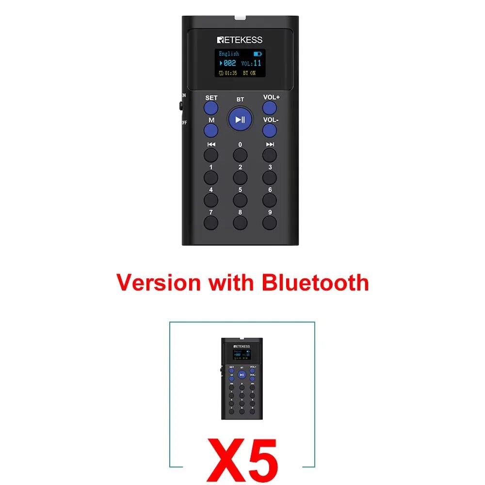Retekess X5 Bluetooth, цвет 5