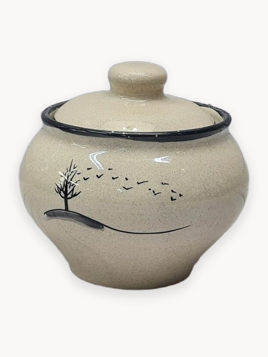 Горшок для запекания Лирика Русский керам. 500мл Псковский гончар