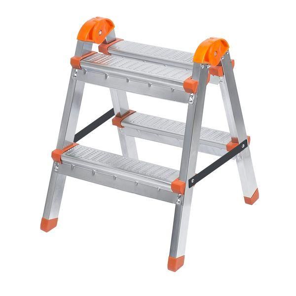 Лестница Zalger 9901-02 сталь, 2 ступени