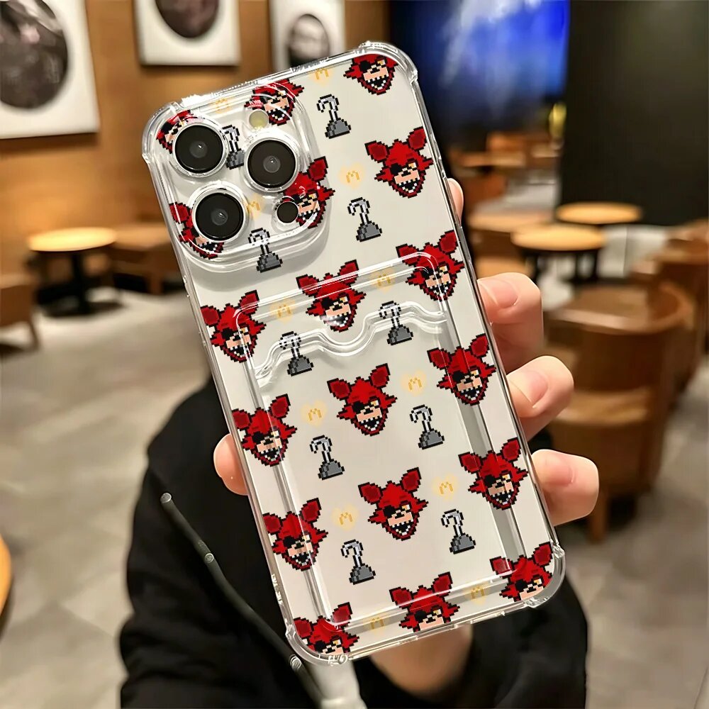 Чехол для карт с дизайном игры Five Nights At Freddy's для iPhone 17e, 17, TKB-C26KB424t1, iPhone 15