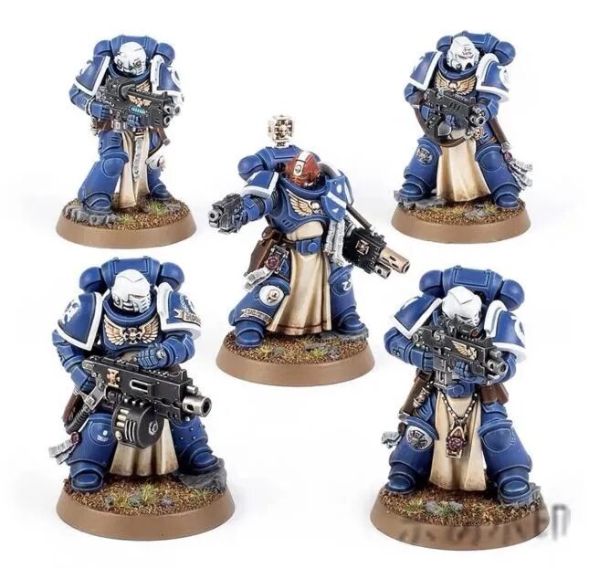 Sternguard Veteran Squad / Вархаммер 40к смола / Warhammer 40000 миниатюры
