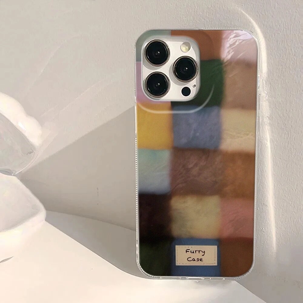 Чехол для телефона в клетку подходит для iPhone 17 Pro Max 17Pro 16Pro Max 16 16 Pro 15Pro Айфон 15