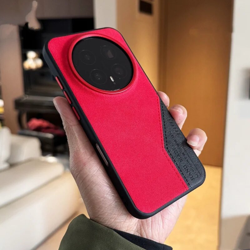 Чехол для Honor Magic 8 Pro, роскошный кожаный чехол из искусственной кожи, задняя Честь Magic8, red