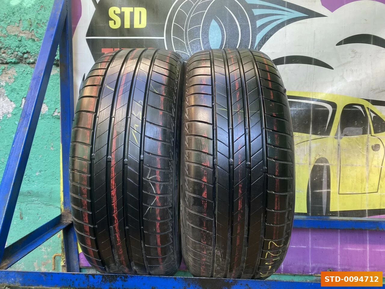 Комплект (2 шт) летних БУ шин Bridgestone Turanza T005 225/50 R18 15% износ 8279309860
