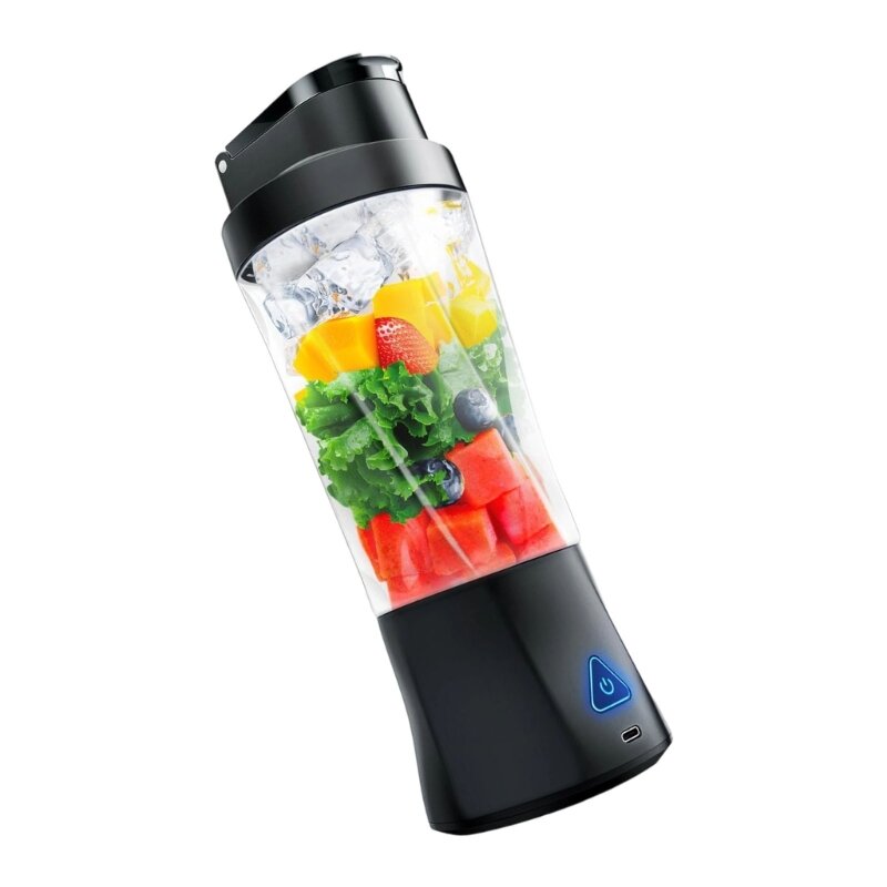 Портативный Блендер 360 Вт Блендер для Коктейлей и Сока 6000 мАч Перезаряжаемая 700 мл Соковыжималка Чашка Портативная Соковыжималка для Кухни