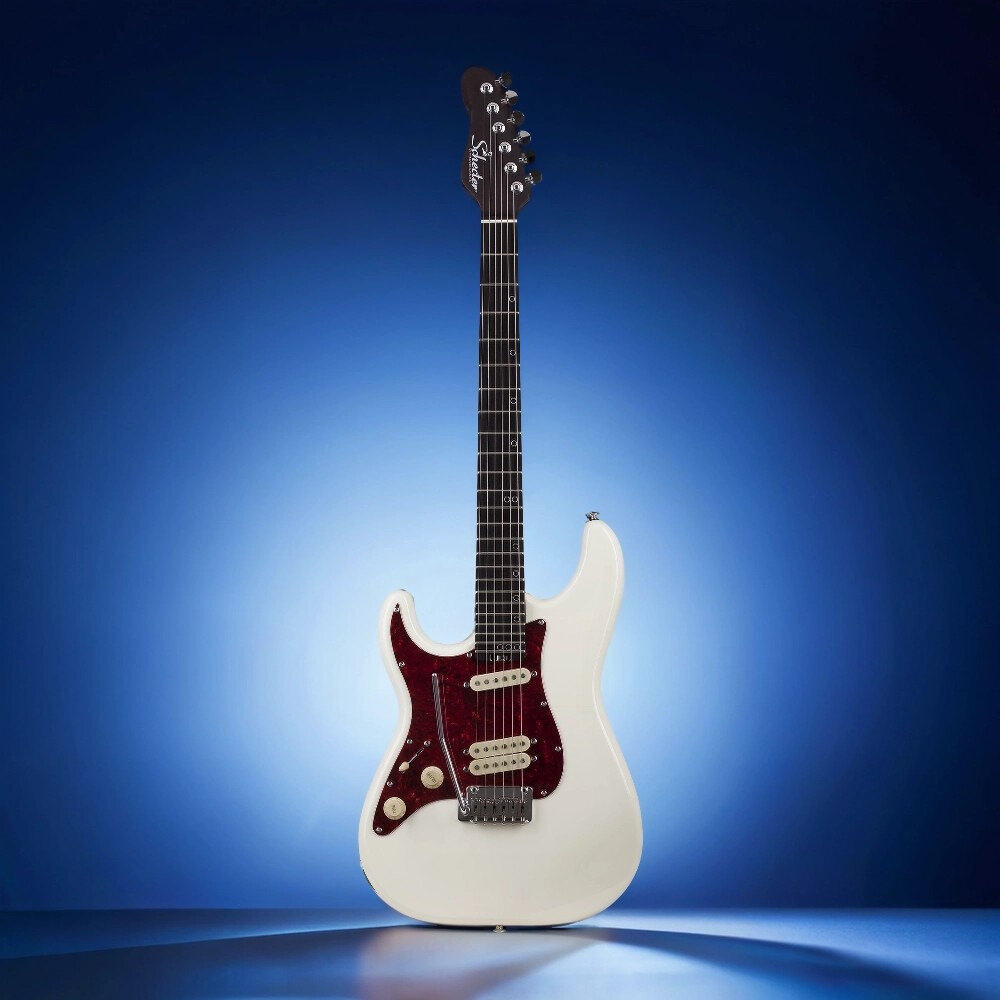 Леворукая электрогитара Schecter MV-6 LH OWHT