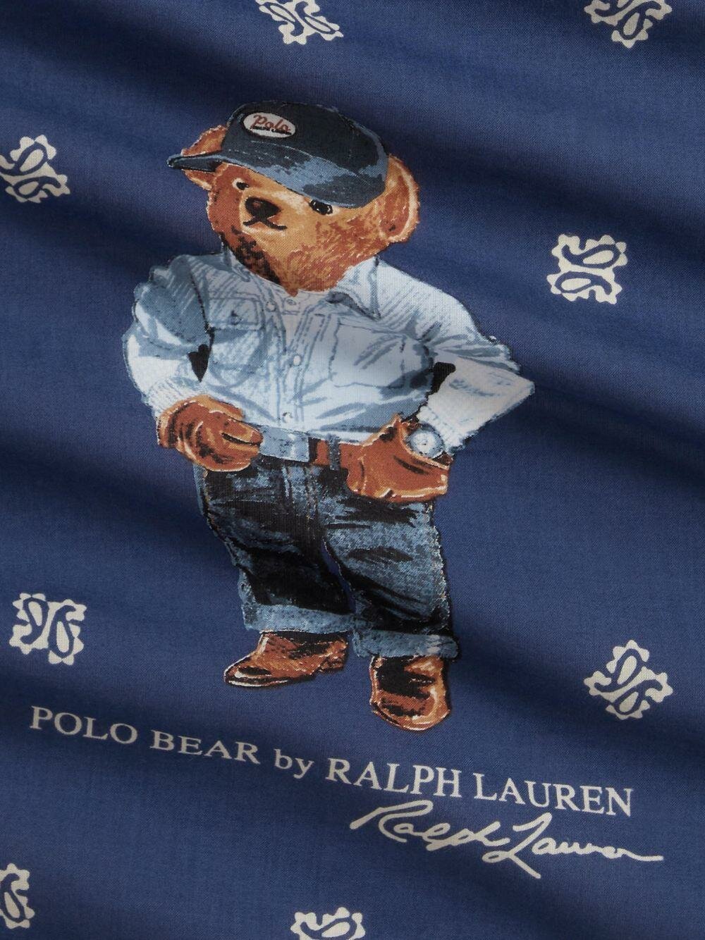Шарф Polo Ralph Lauren для мужчин, синий — фото 1