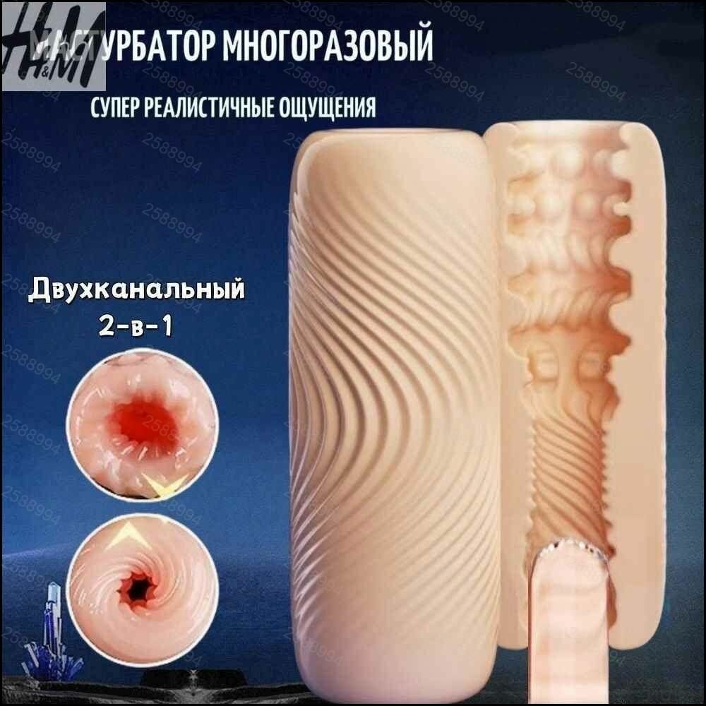 Скидка сегодня! Mастурбатор с имитацией вагины и эффектом классического секса, 18+