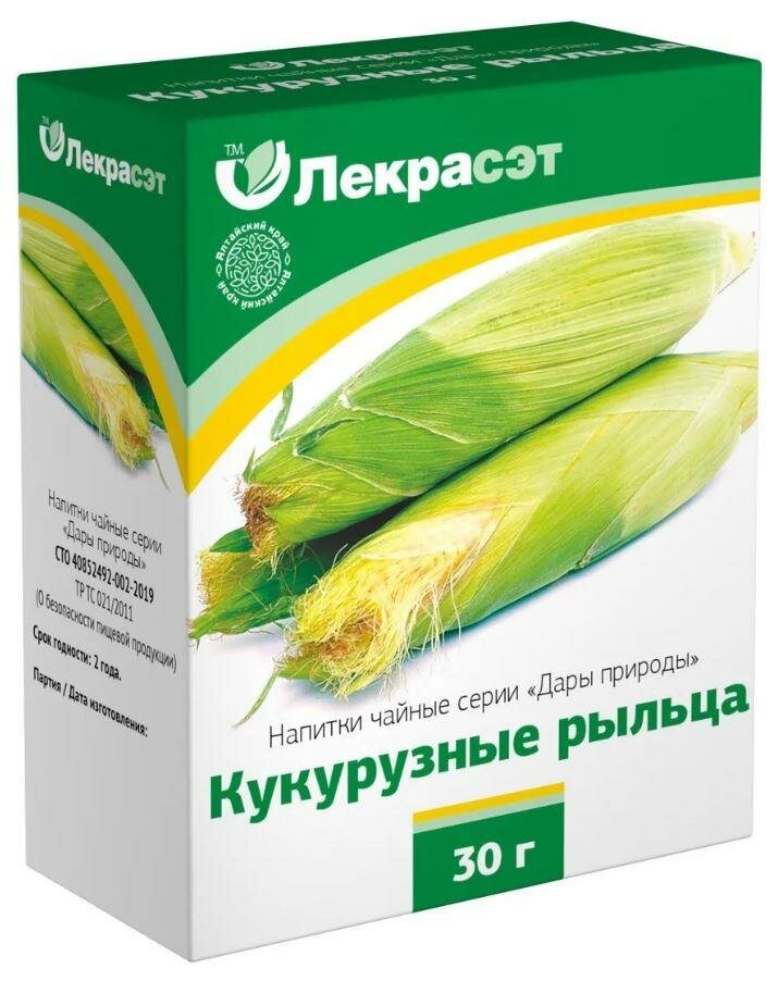 Лечебное средство Лекра-СЭТ кукурузы столбики и рыльца чай/нап 30 г