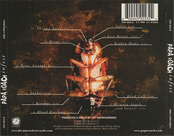 Аудио CD Papa Roach "Infest" CD NEW — фото 1