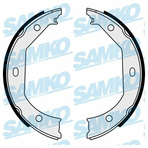 Колодки тормозные барабанные Samko 88090 для BMW 1 серия E81, E82, E87, E88, 2 серия F22, F87, 3 серия E46, E90, E91, E92
