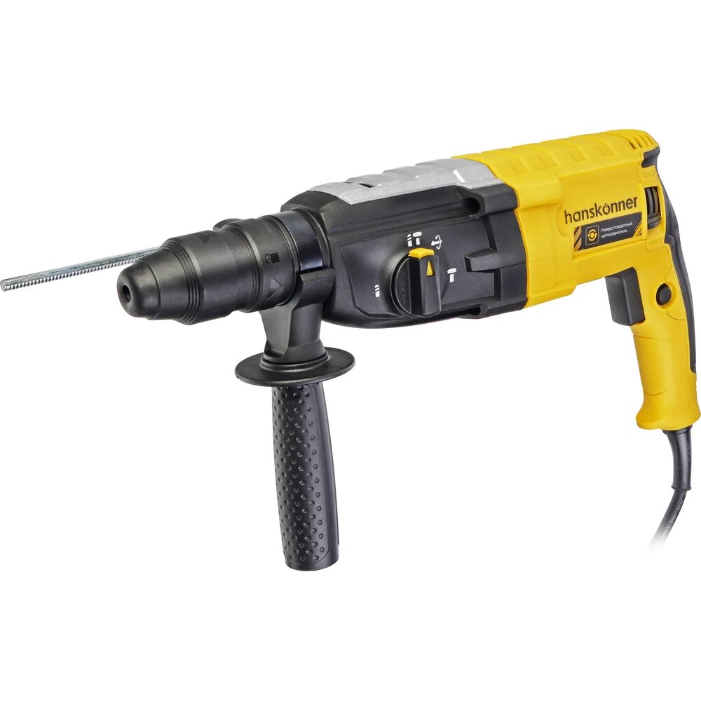 Перфоратор Hanskonner HRH0828REC, SDS-Plus, 850Вт, 3 режима, 30мм, 28мм, 68мм