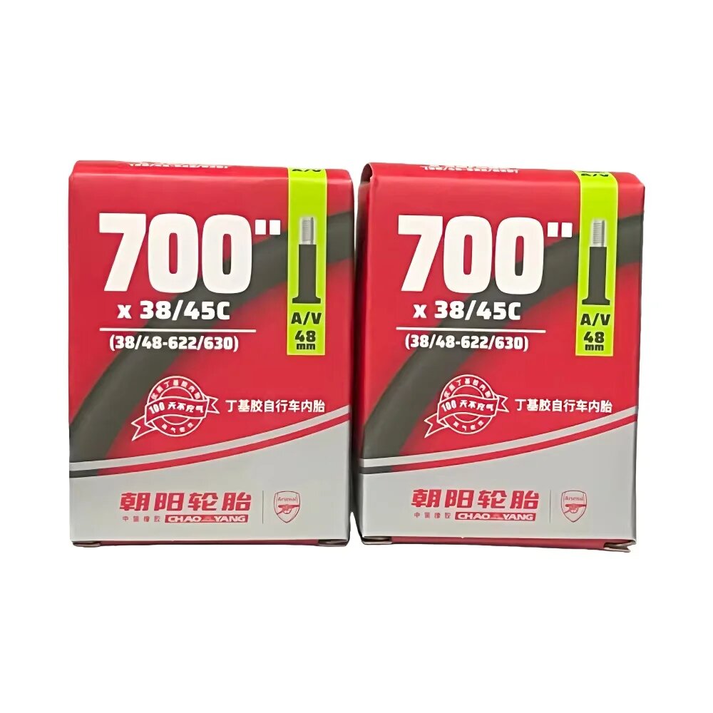 Камеры велосипедные CHAOYANG 700x38-45C AV 2шт