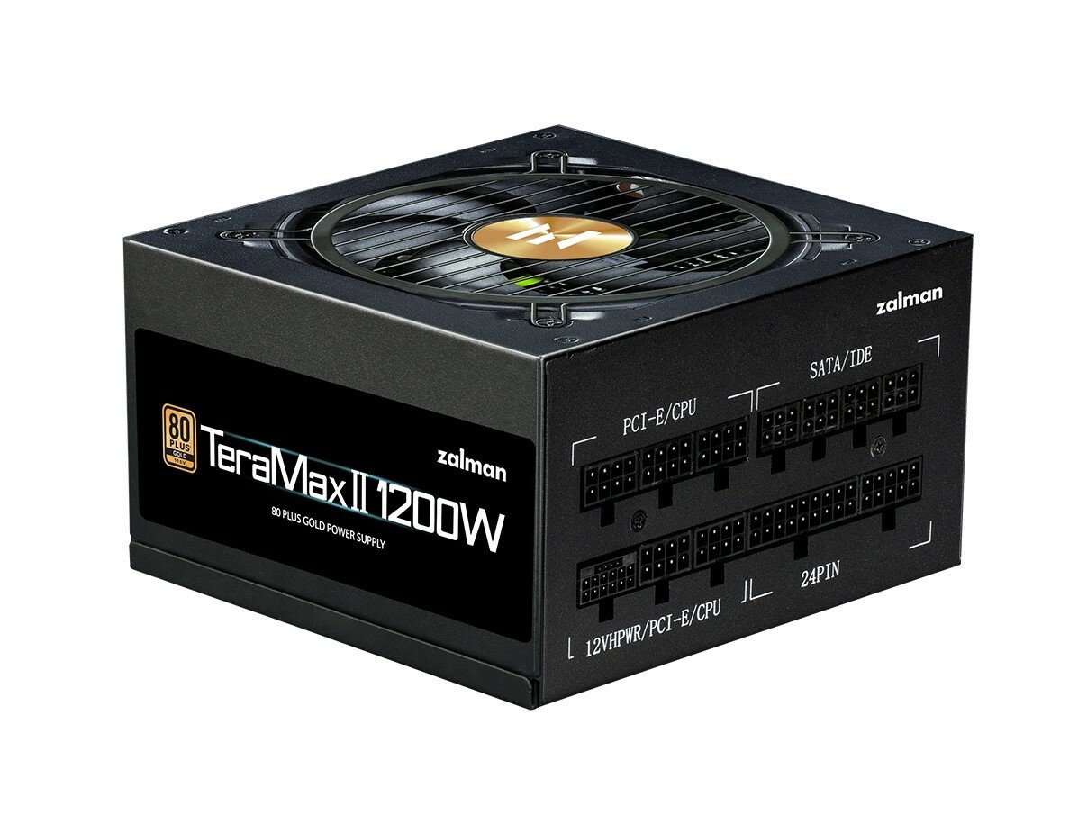 Блок питания ZALMAN TeraMax II, 1200W, 80+ Gold (ZM1200-TMX2)
