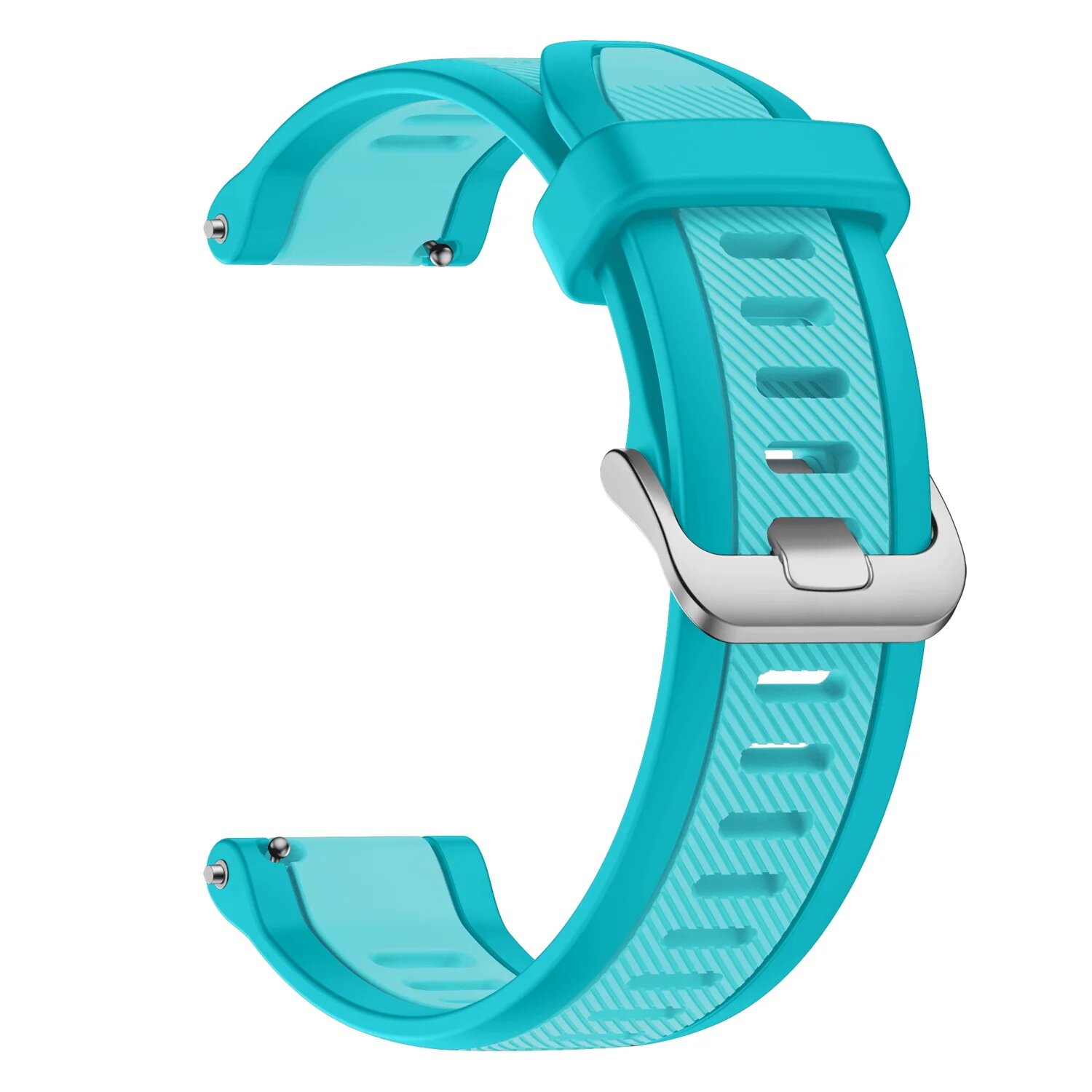 Силиконовый ремешок голубой для Oneplus Watch 3/2/2R/X/X2/4 Pro 43 мм