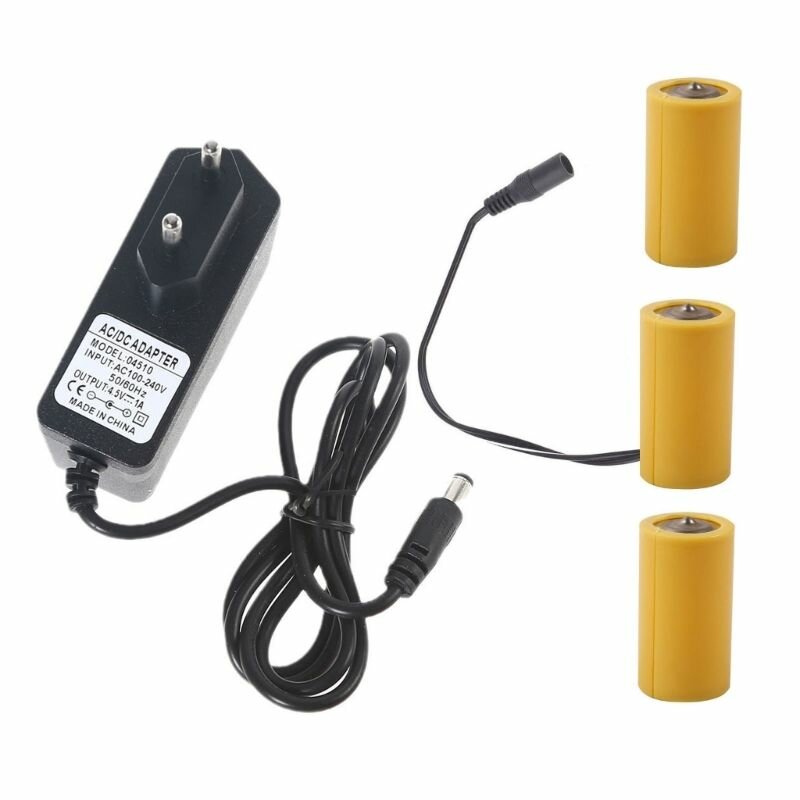 Блок питания LR14 No. C battery eliminator 4.5 V1A-вилка европейского стандарта