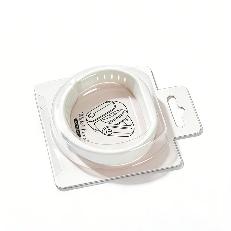 Белый силиконовый браслет Mochua RFID NFC215