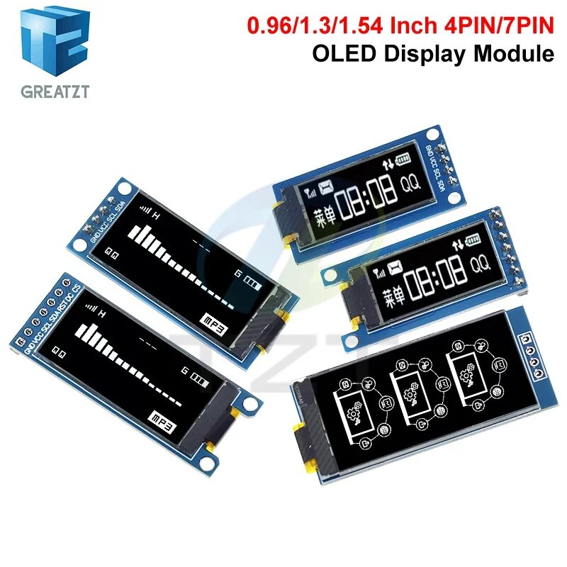OLED дисплей 1.54" 4PIN, Color: 1.54 OLED 4PIN — фото 1