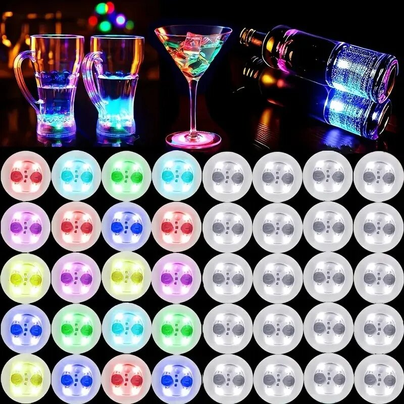 Светящиеся подставки под стаканы Seven Colors LED
