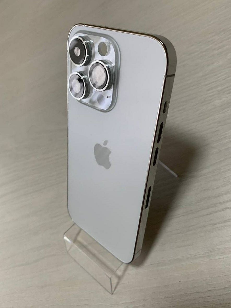 Корпус iPhone 14 Pro серебристый (Silver), комплект кнопок, сим-лоток