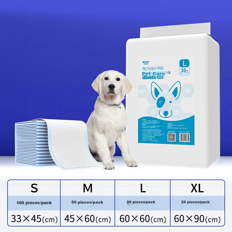 HUSH PET Толстые впитывающие коврики для домашних животных квадратные 60x60 см для собак и кошек 35 шт