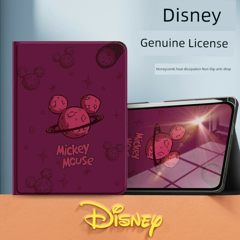 Disney Mickey Star чехол для iPad Air 7 11-дюймов с отсеком для ручки, пурпурно-сиреневый, стиль с отсеком
