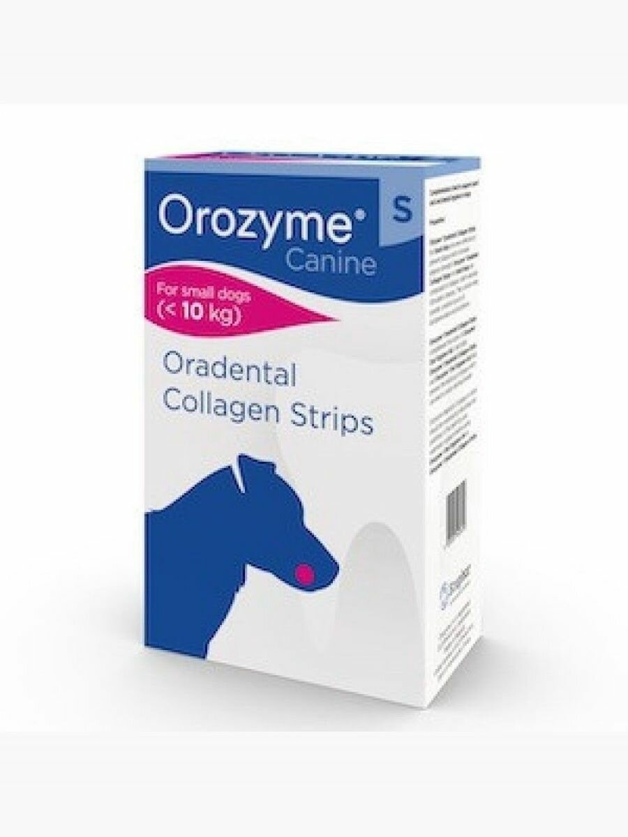 Орозим Collagen Strips. Ферментные жевательные полоски для собак, размер S, 114г.