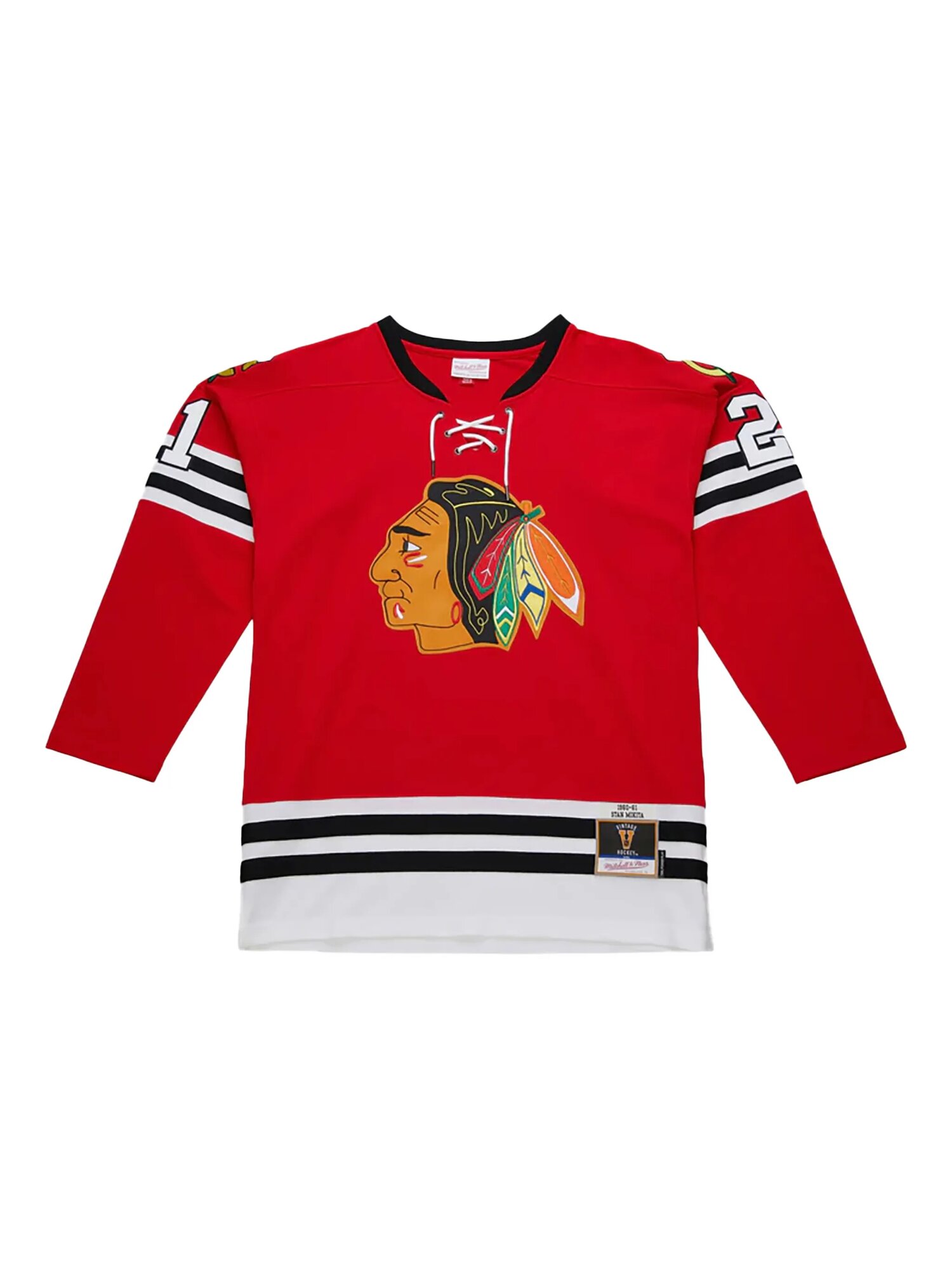 Футболка Chicago Blackhawks Bobby Hull Scarlet 1960-61