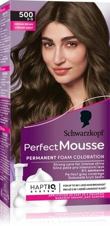 Краска для волос Schwarzkopf Perfect Mousse, средний коричневый, 1 шт
