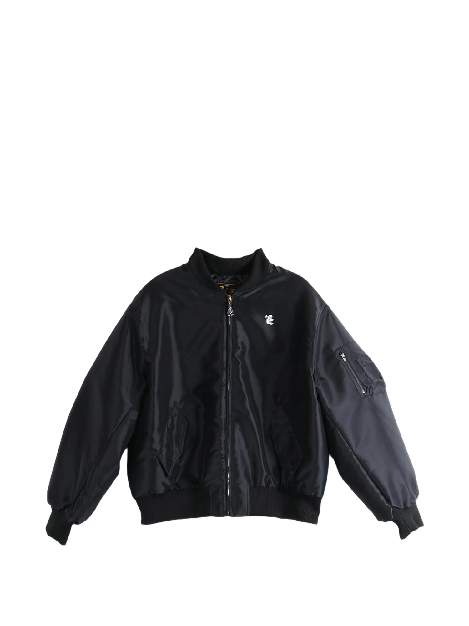 Куртка Logo-patch zip-up jacket