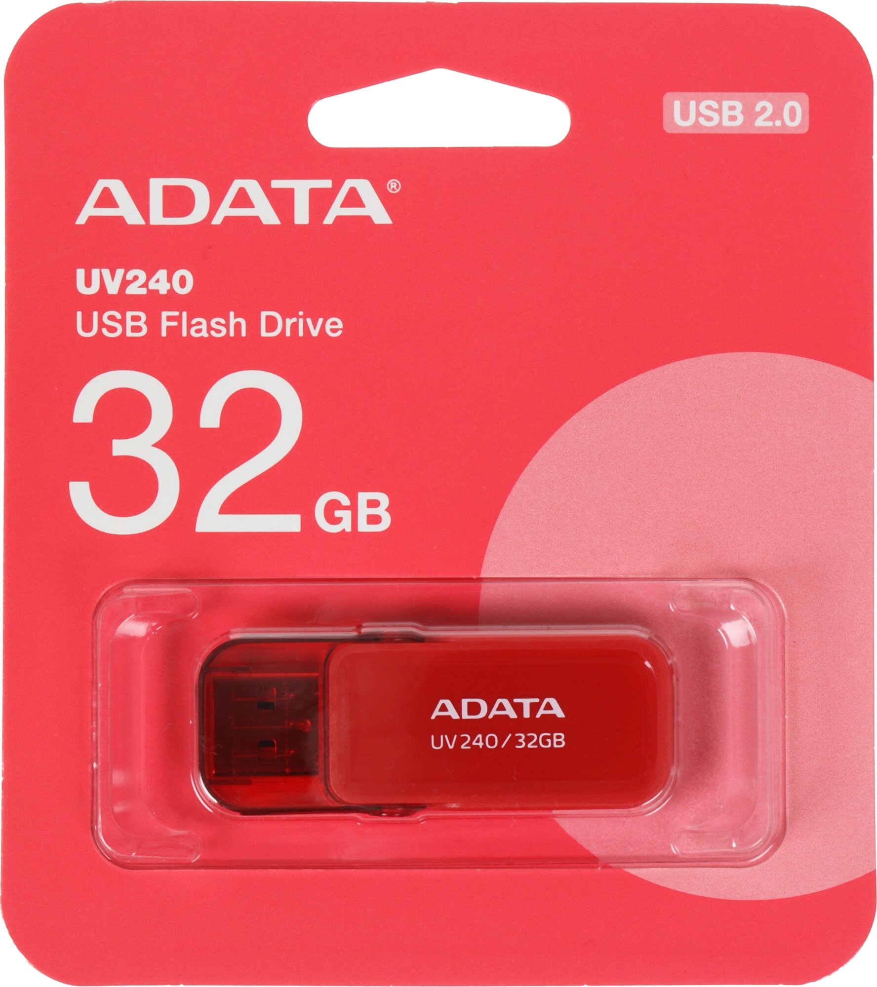 Флешка USB A-Data карта 32Gb UV240 AUV240-32G-RRD USB2.0