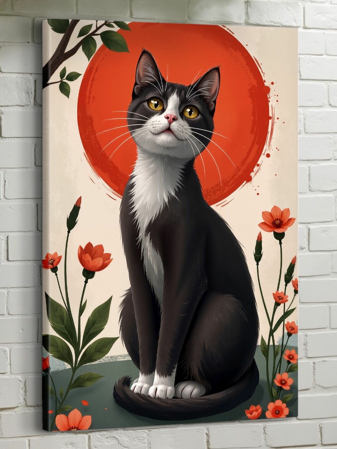 "Центр гравитации" - картина на холсте, 60x40 см.