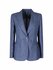 Пиджак WEEKEND Single-breasted linen blazer, размер 44, синий