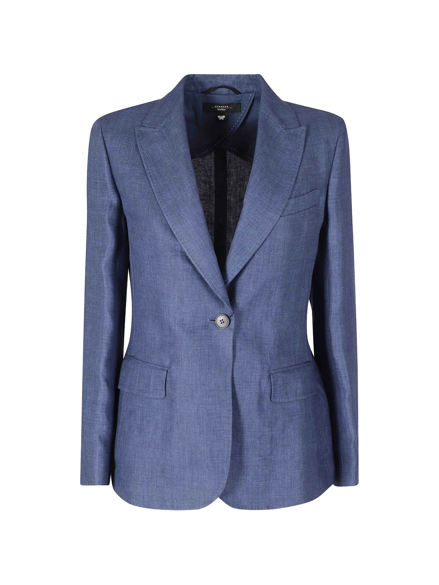 Пиджак Single-breasted linen blazer